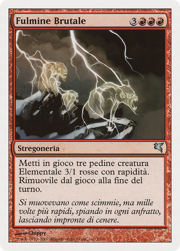 Feral Lightning (Italian) - "Fulmine Brutale" (I2) - Magic Encyclopedia ...