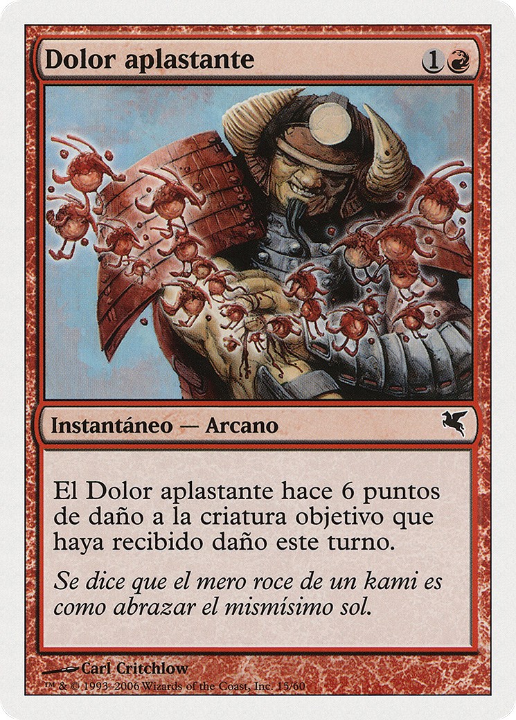 Crushing Pain (Spanish) - "Dolor aplastante" - Magic Encyclopedia 2005 ...