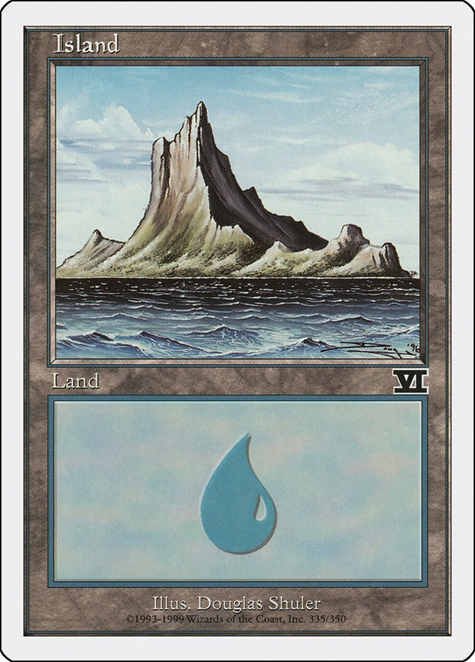 Island (335) - Classic Sixth Edition - Magic: The Gathering