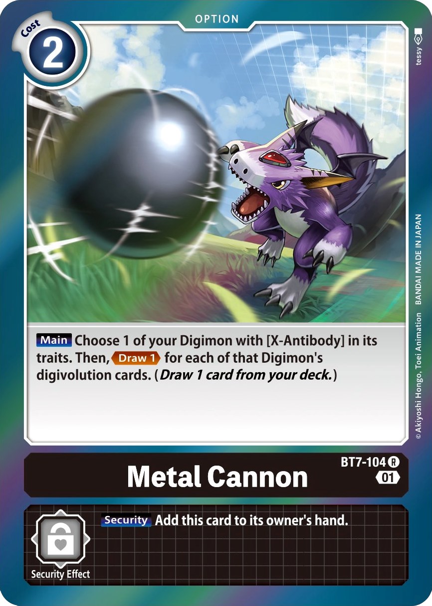 Metal Cannon - Next Adventure - Digimon Card Game