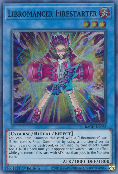 Libromancer Firestarter - Battle of Chaos - YuGiOh