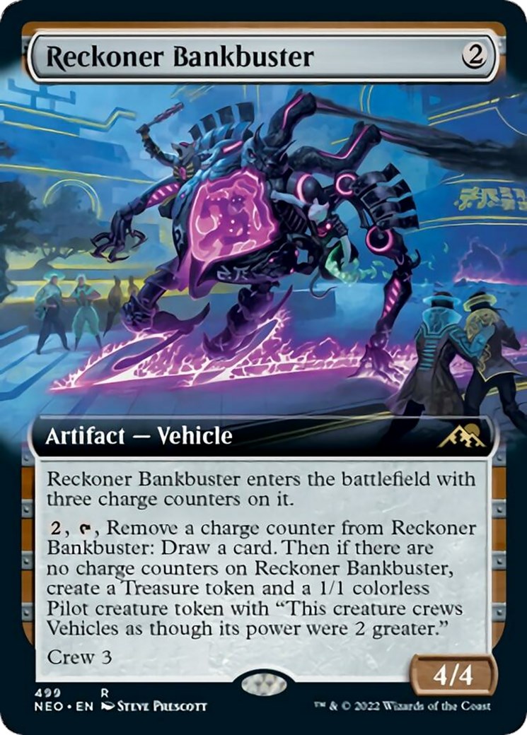 Reckoner Bankbuster (Extended Art) - Kamigawa: Neon Dynasty - Magic ...