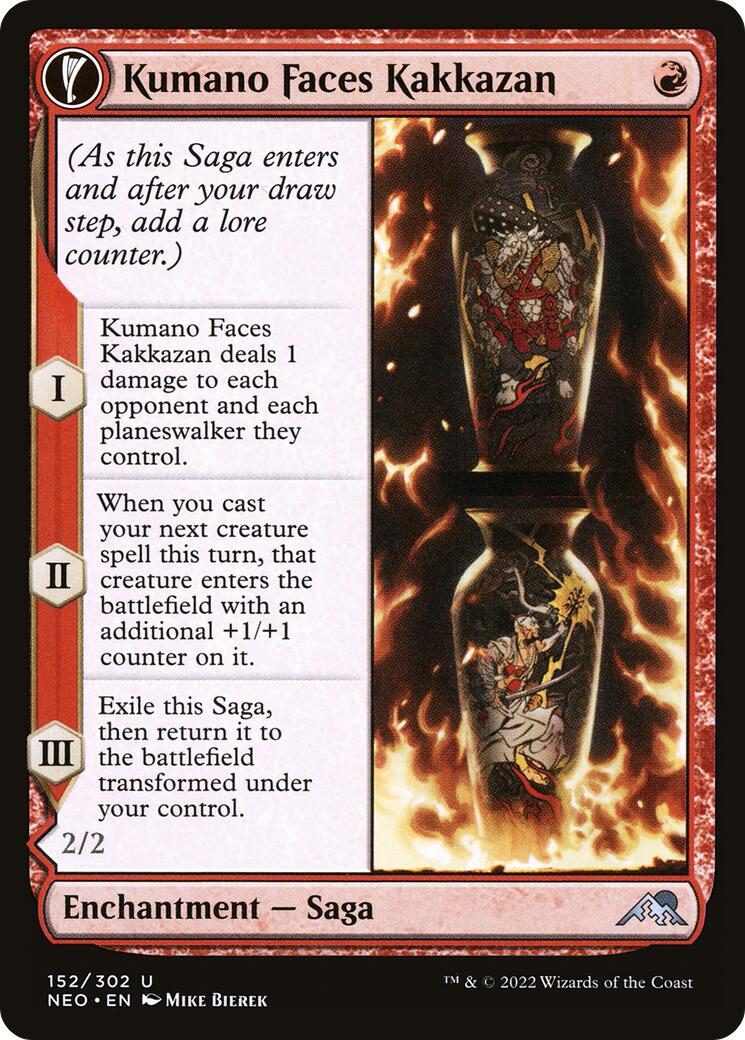 Kumano Faces Kakkazan - Kamigawa: Neon Dynasty - Magic: The Gathering