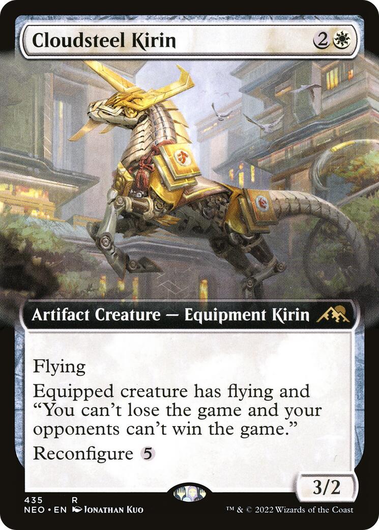 Cloudsteel Kirin (Extended Art) - Kamigawa: Neon Dynasty - Magic: The ...
