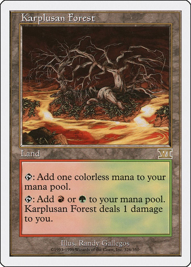 Karplusan Forest - Classic Sixth Edition - Magic: The Gathering