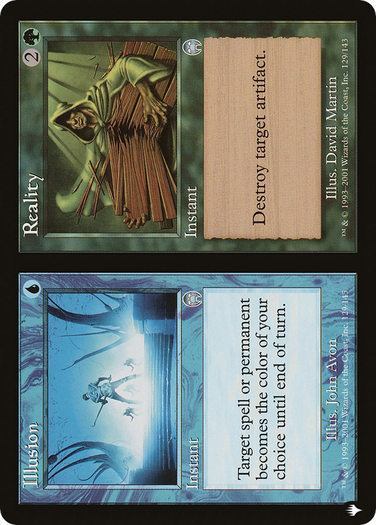 Illusion // Reality - The List Reprints - Magic: The Gathering