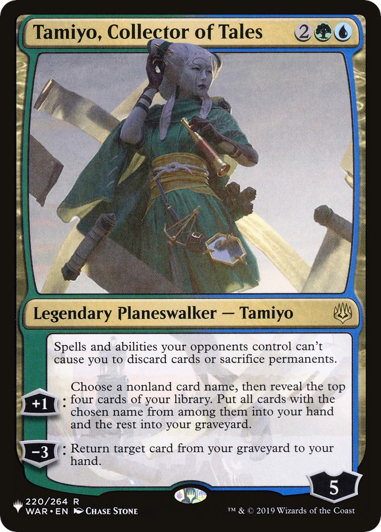 Tamiyo, Collector of Tales - The List Reprints - Magic: The Gathering