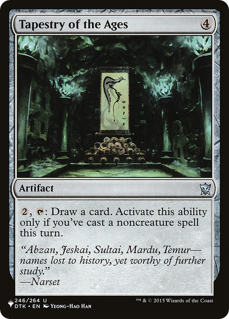 Tapestry of the Ages - The List Reprints - Magic: The Gathering