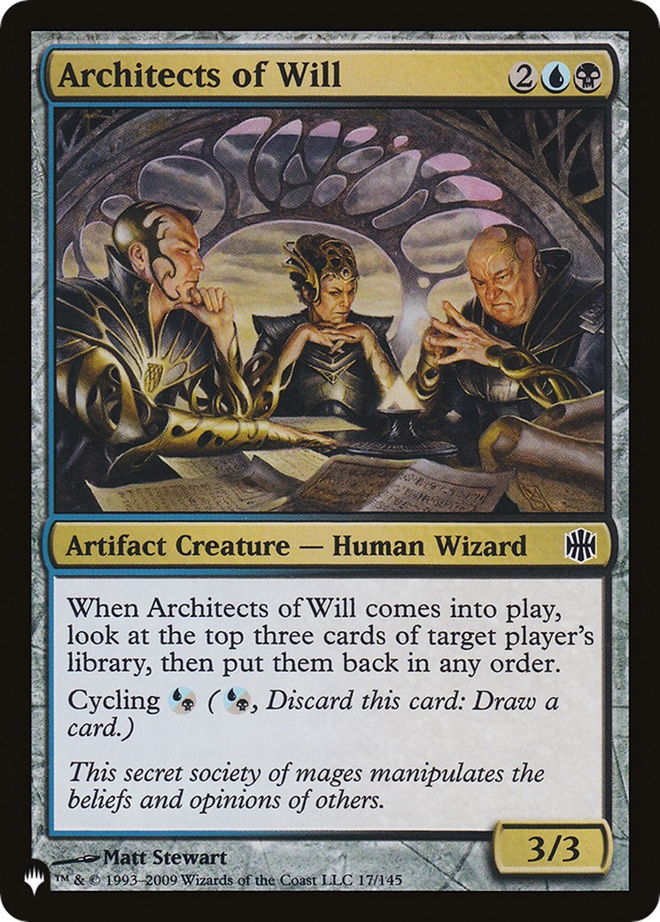 Architects of Will - The List Reprints - Magic: The Gathering