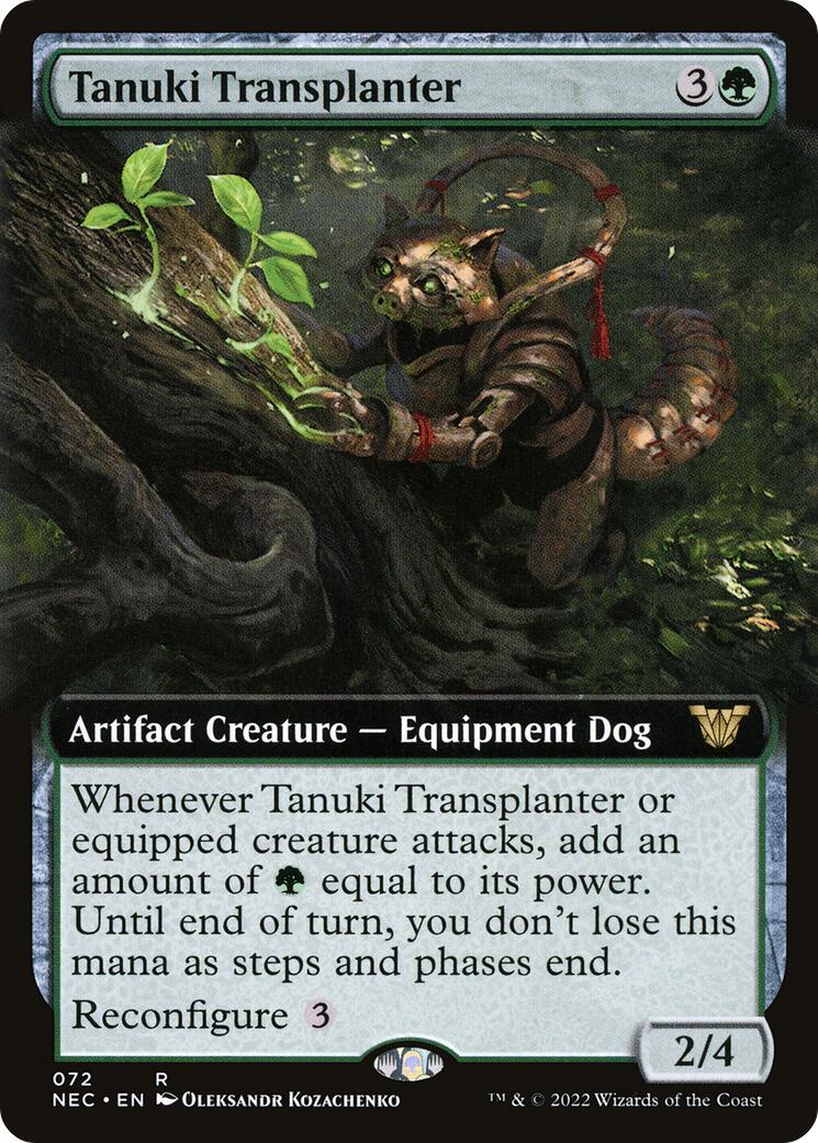 Tanuki Transplanter (Extended Art) - Commander: Kamigawa: Neon Dynasty ...