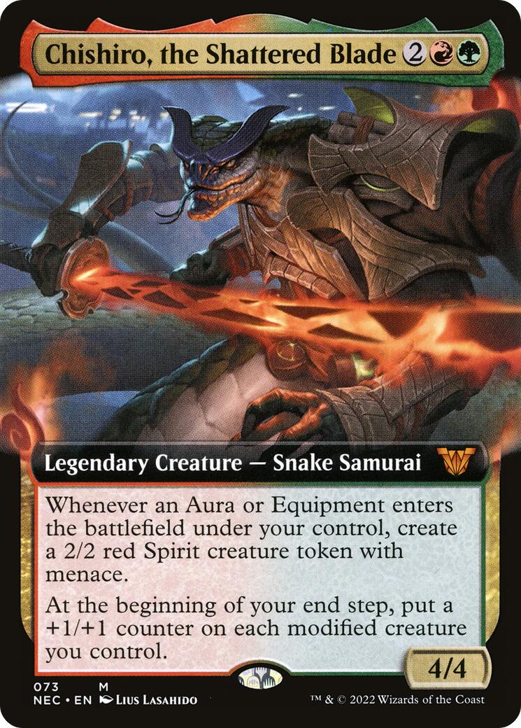 Chishiro, the Shattered Blade (Extended Art) - Commander: Kamigawa ...