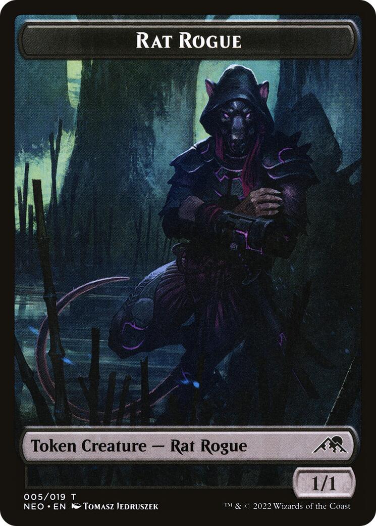 Rat Rogue Token - Kamigawa: Neon Dynasty - Magic: The Gathering