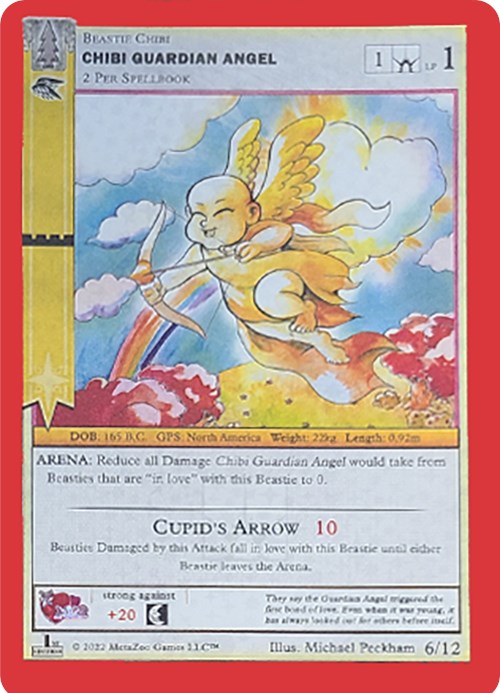 Chibi Guardian Angel - Valentine’s Day Holiday Box 2022 - MetaZoo