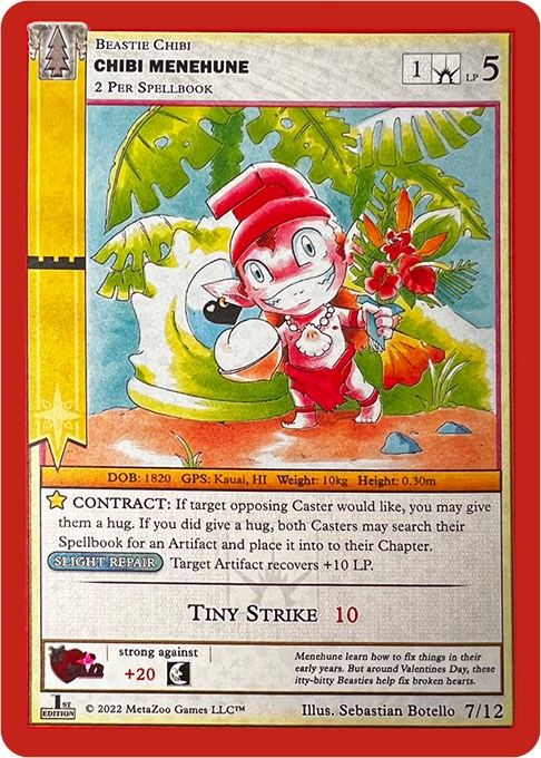 Chibi Menehune - Valentine’s Day Holiday Box 2022 - MetaZoo