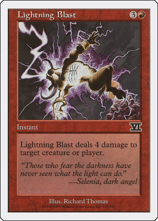 Lightning Blast - Classic Sixth Edition - Magic: The Gathering