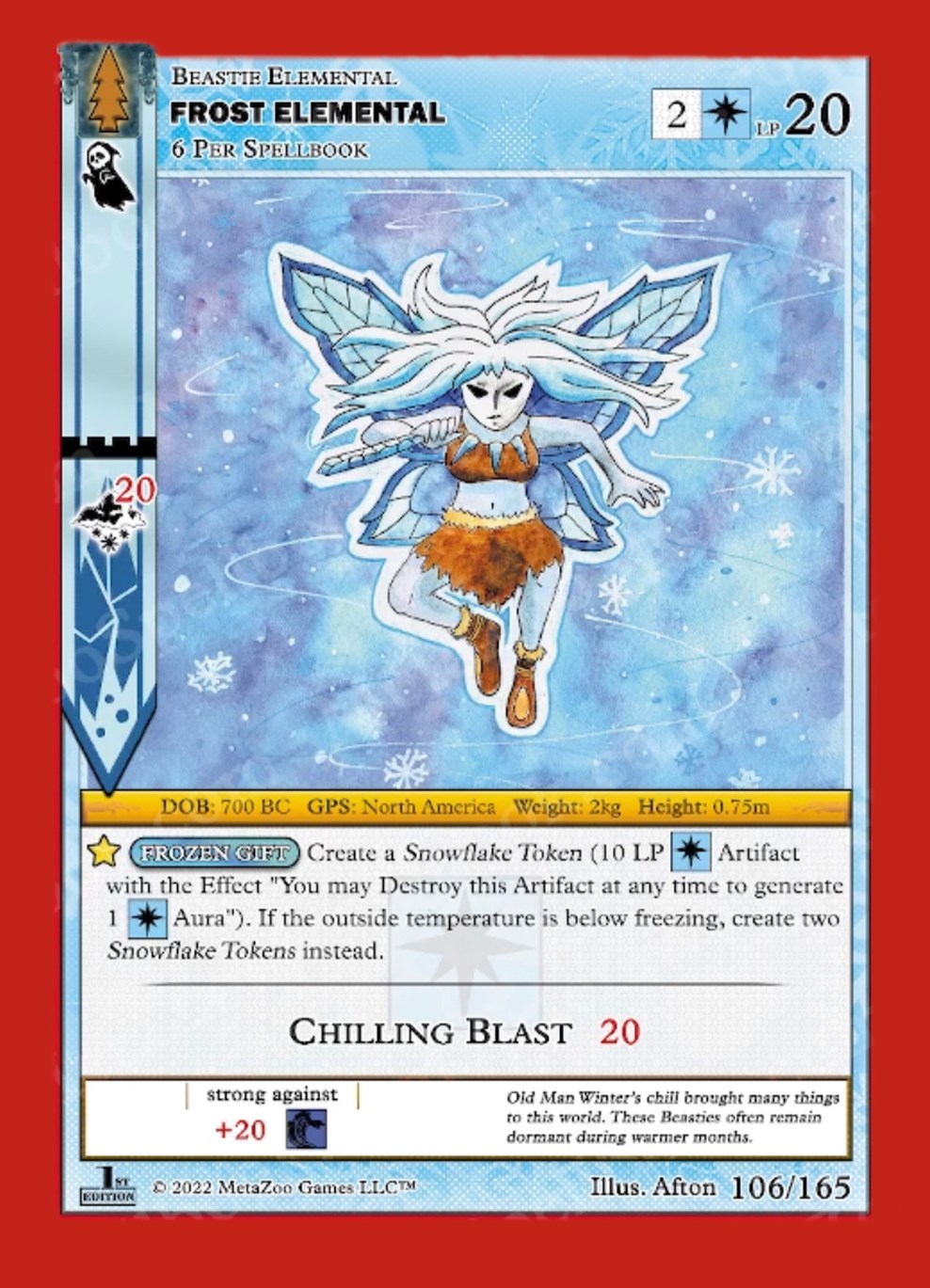 Frost Elemental - Wilderness: First Edition - MetaZoo