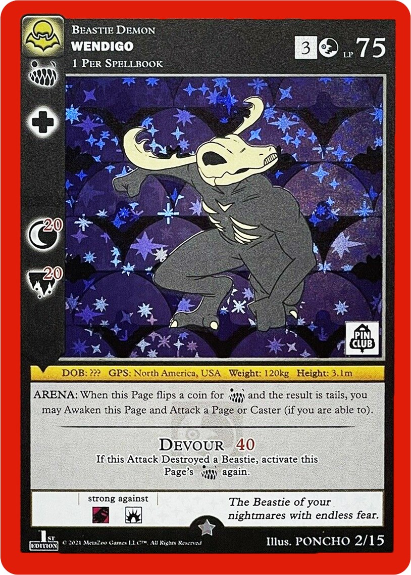 Wendigo (Pin Club Nightfall Mystery Collection 1st Edition ...