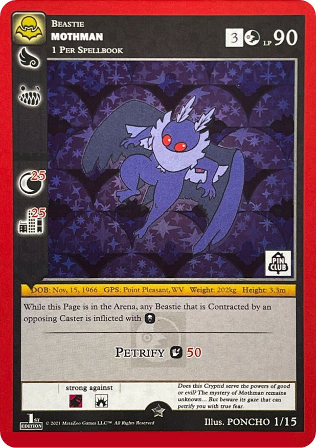 Mothman (Pin Club Nightfall Mystery Collection 1st Edition ...