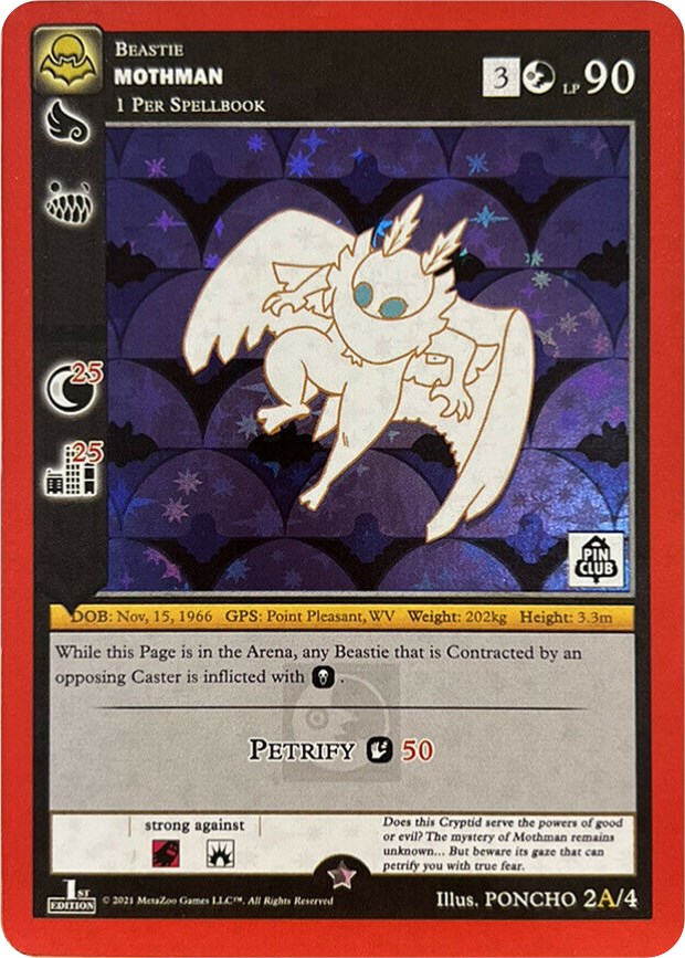 Mothman - 2A (Pin Club Nightfall Mystery Collection 1st Edition ...