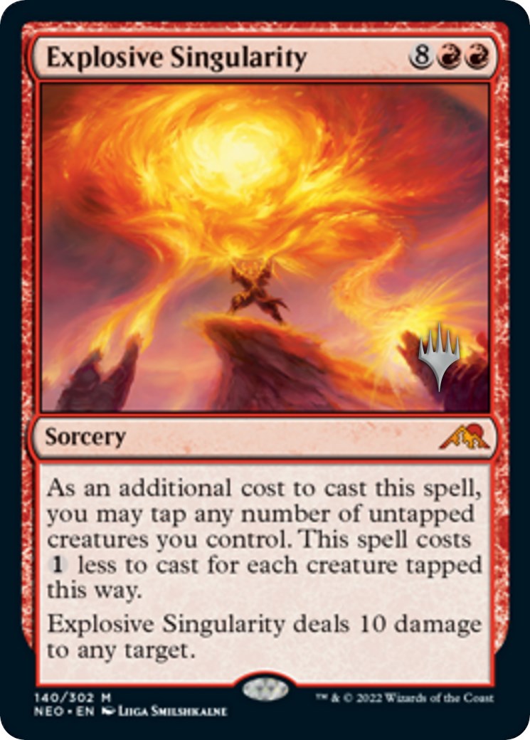 Explosive Singularity - Promo Pack: Kamigawa: Neon Dynasty - Magic: The ...