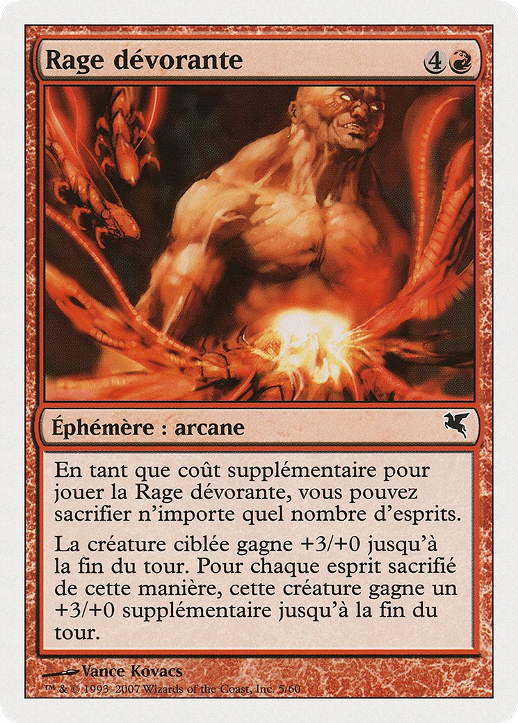 Devouring Rage (French) - "Rage dévorante" - Magic Encyclopedia 2005 ...