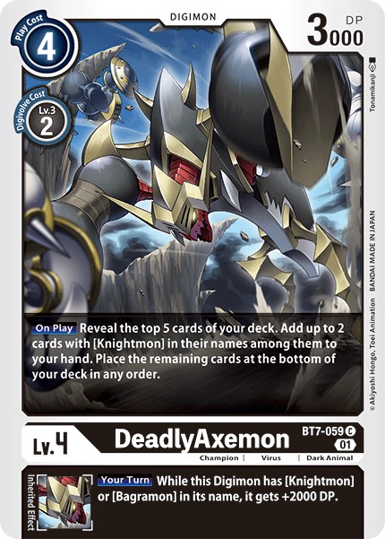 DeadlyAxemon - Next Adventure - Digimon Card Game