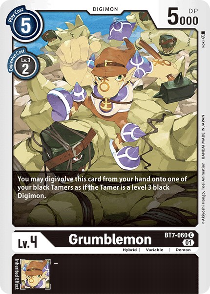 Grumblemon - Next Adventure - Digimon Card Game