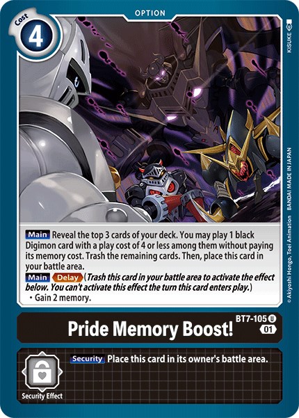 Pride Memory Boost! - Next Adventure - Digimon Card Game
