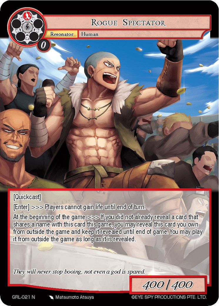Rogue Spectator - Game of Gods: Reloaded - Force of Will