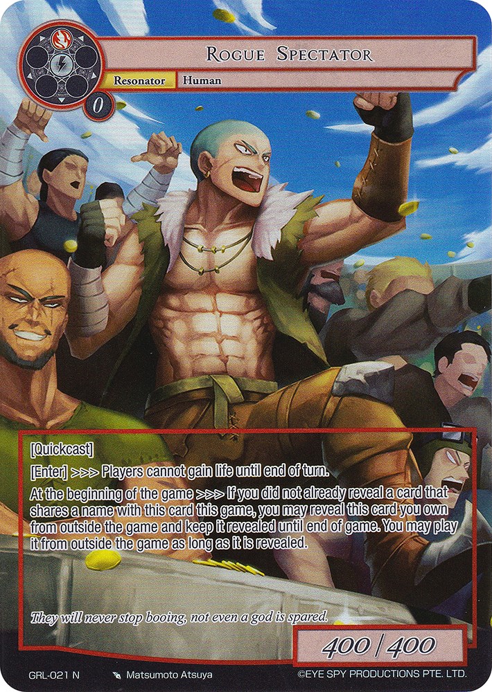 Rogue Spectator (Full Art) - Game of Gods: Reloaded - Force of Will