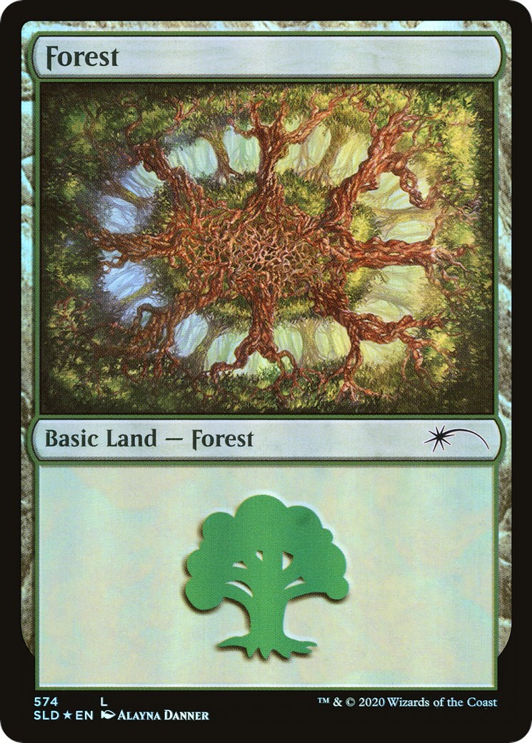Forest (574) - Secret Lair Drop Series - Magic: The Gathering