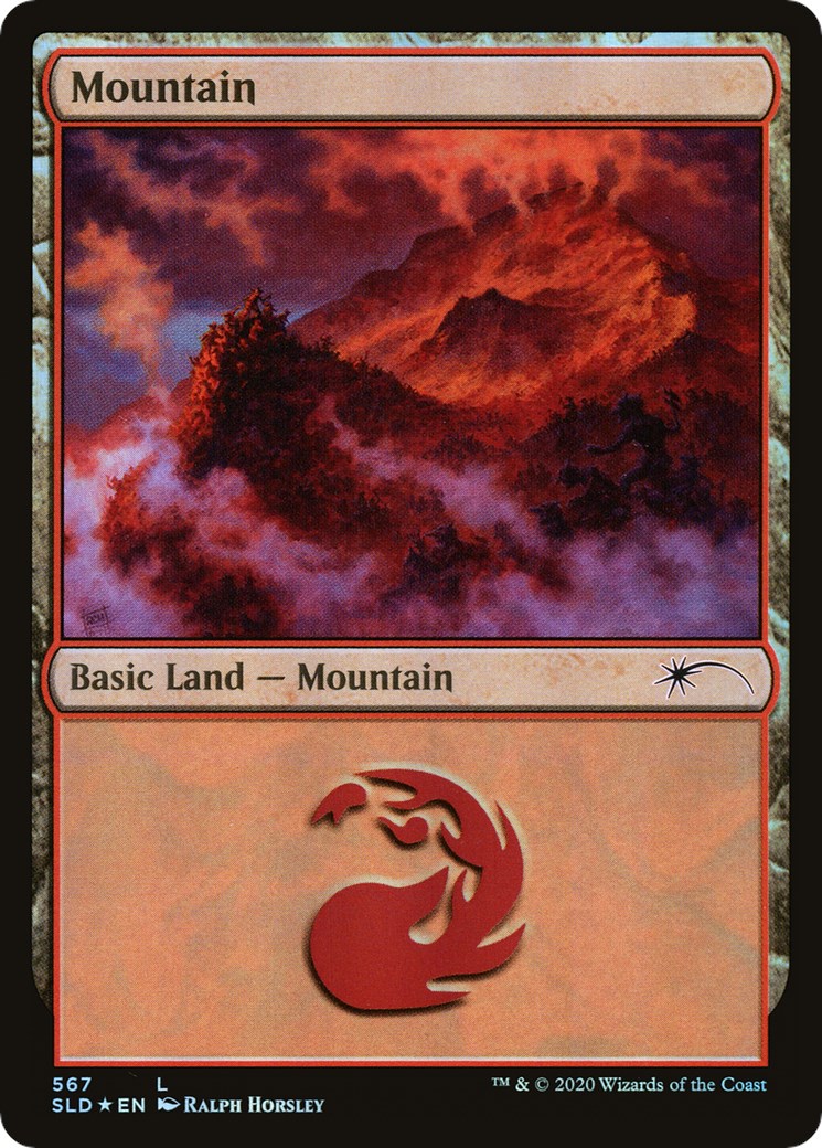 Mountain (567) - Secret Lair Drop Series - Magic: The Gathering