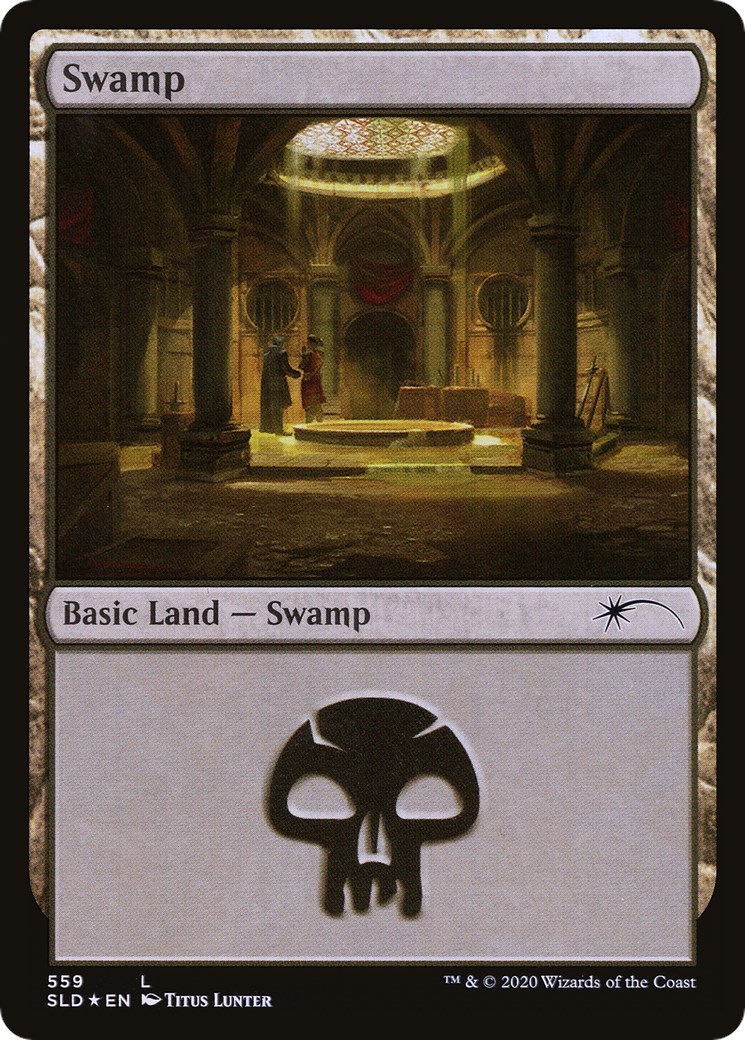 Swamp (559) - Secret Lair Drop Series - Magic: The Gathering
