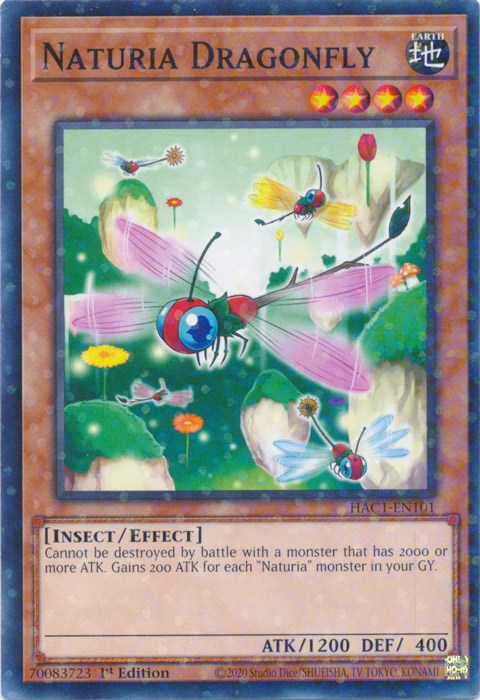 Naturia Dragonfly (Duel Terminal) - Hidden Arsenal: Chapter 1 - YuGiOh