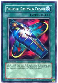 Different Dimension Capsule - Duelist Pack 4: Zane Truesdale - YuGiOh