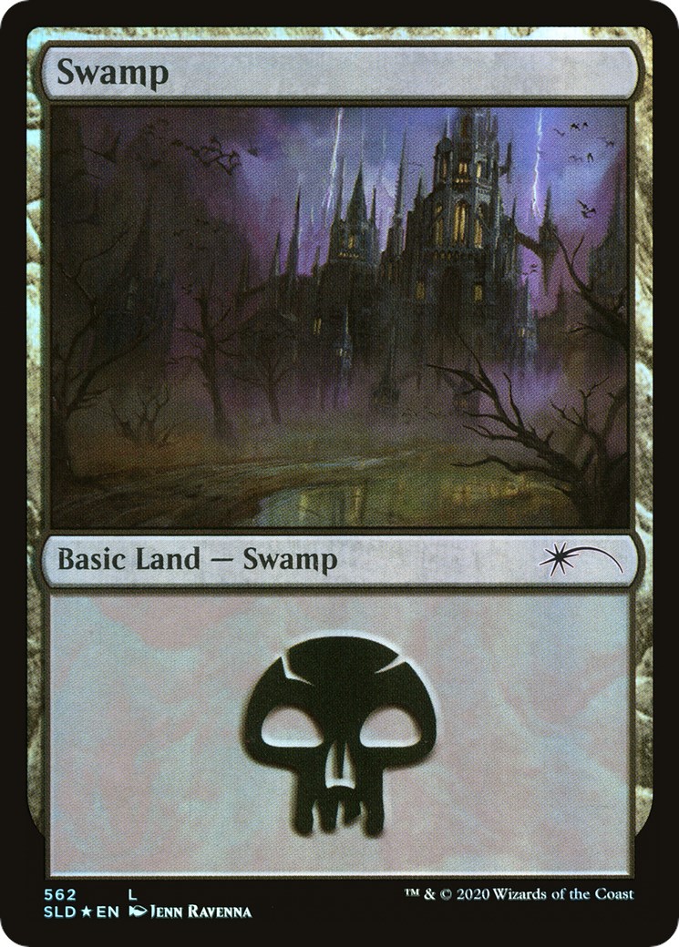 Swamp (562) - Secret Lair Drop Series - Magic: The Gathering