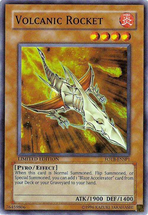 Volcanic Rocket - Sneak Preview Series 3 - YuGiOh