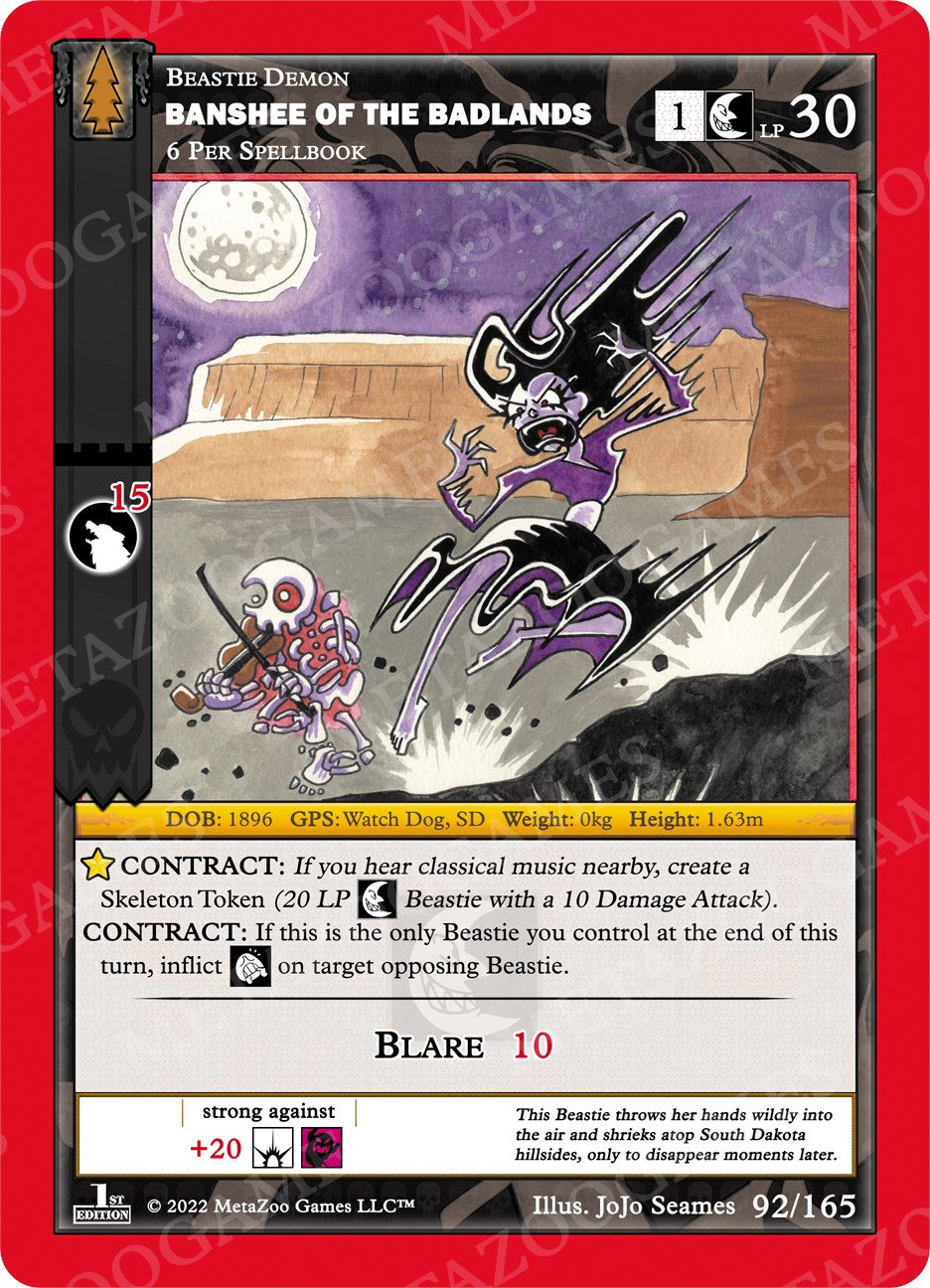 Banshee of the Badlands - Wilderness: First Edition - MetaZoo