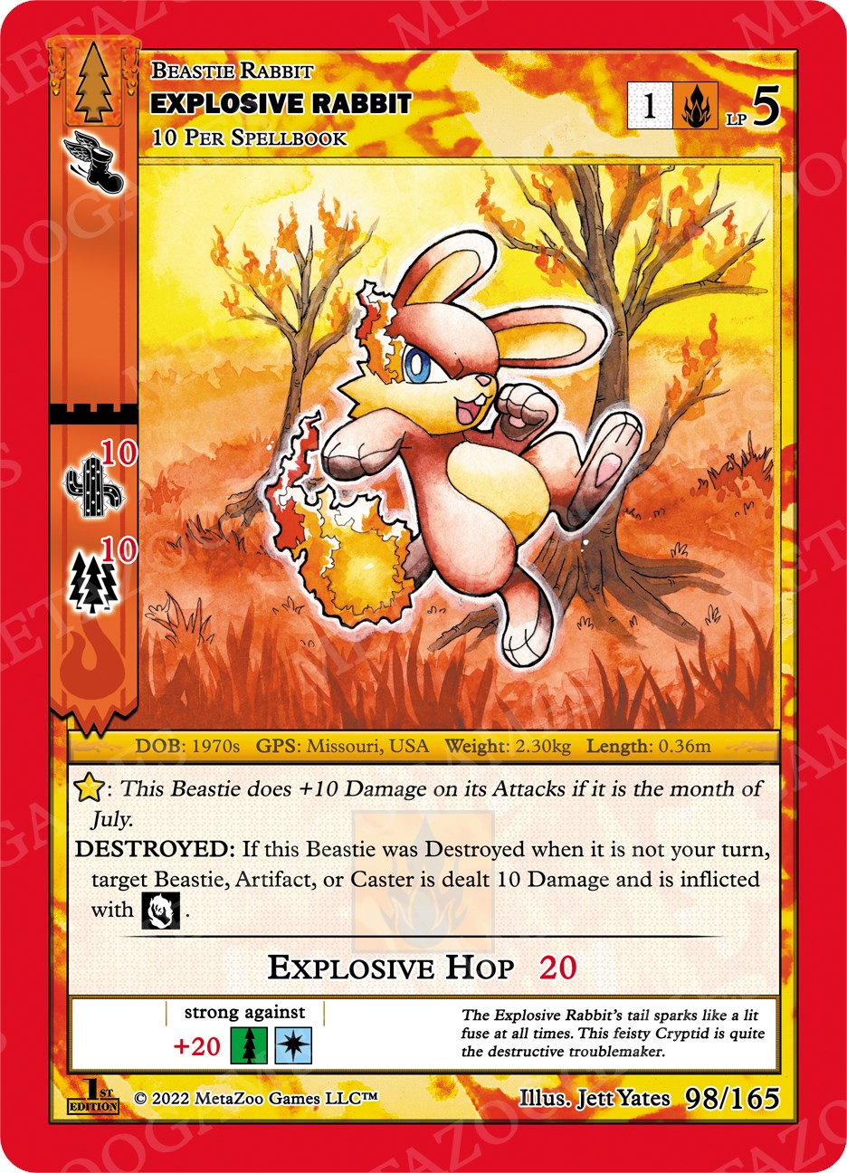 Explosive Rabbit - Wilderness: First Edition - MetaZoo