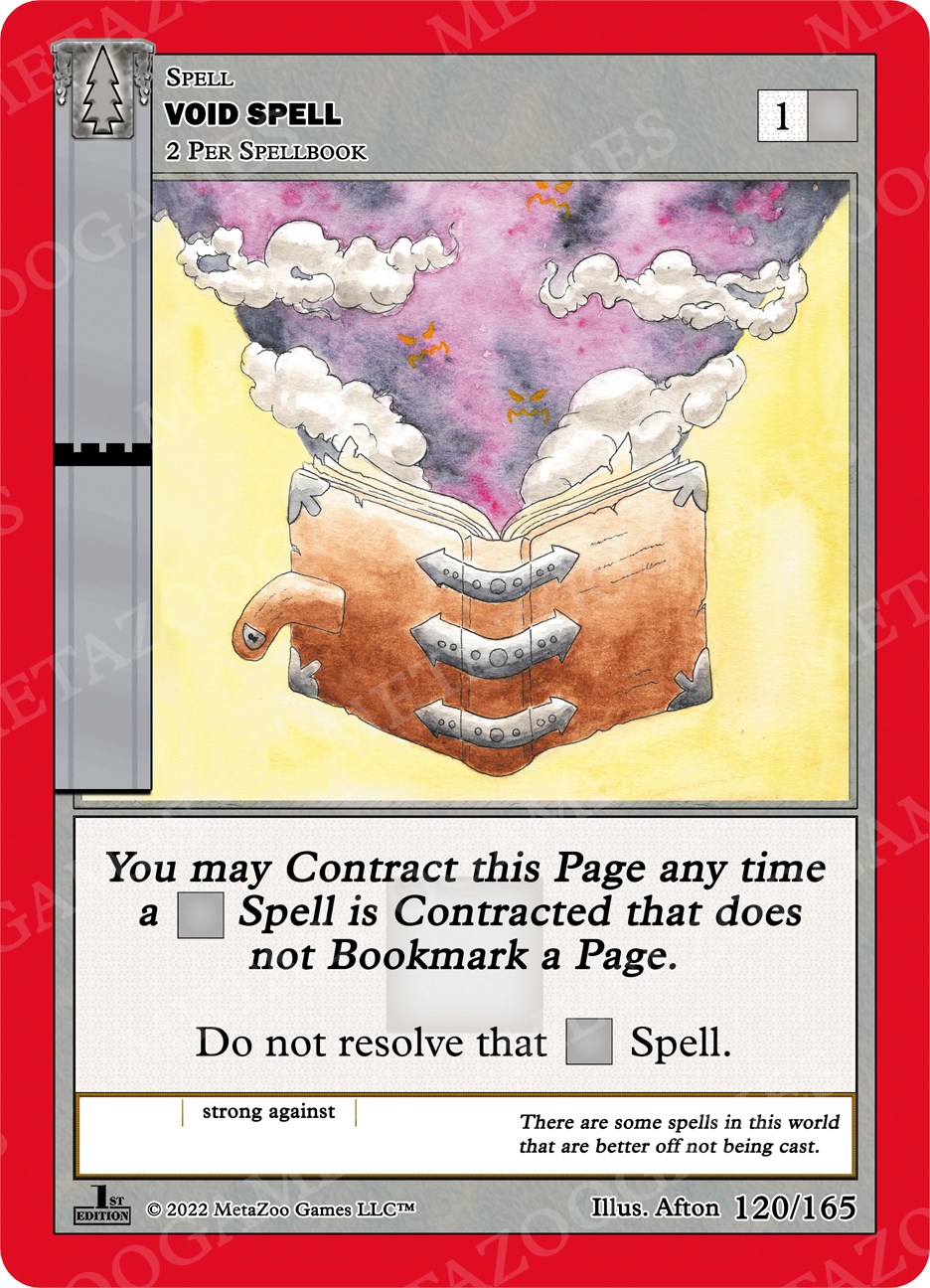 Void Spell - Wilderness: First Edition - MetaZoo