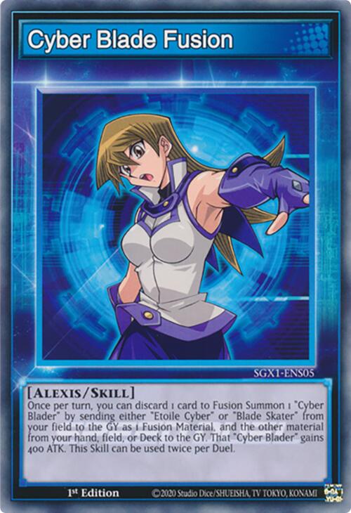 Cyber Blade Fusion - Speed Duel GX: Duel Academy Box - YuGiOh