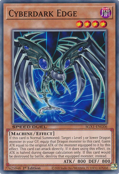 Cyberdark Edge - Speed Duel GX: Duel Academy Box - YuGiOh