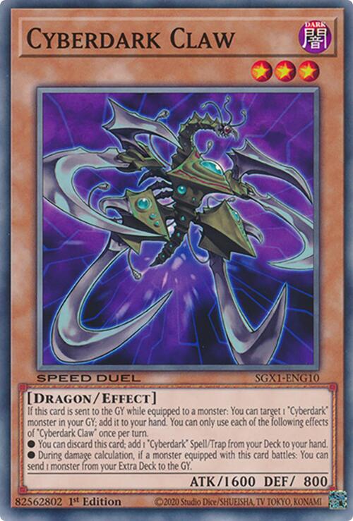 Cyberdark Claw - Speed Duel GX: Duel Academy Box - YuGiOh