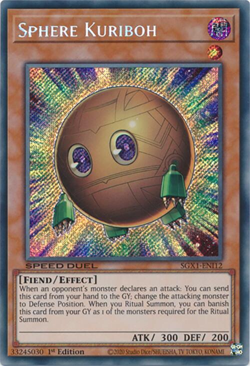 Sphere Kuriboh (Secret Rare) - Speed Duel GX: Duel Academy Box - YuGiOh