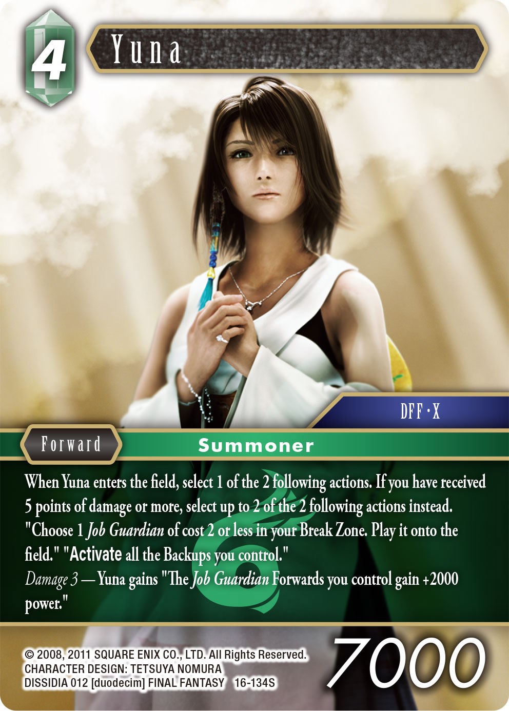 Yuna - Emissaries of Light - Final Fantasy TCG
