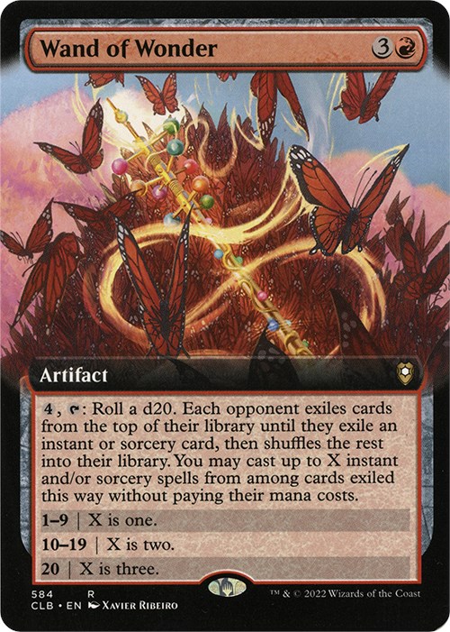 Wand of Wonder (Extended Art) - Commander Legends: Battle for Baldur's ...