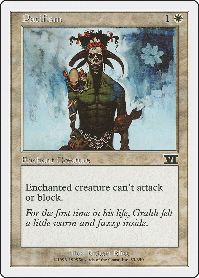 Pacifism - Classic Sixth Edition - Magic: The Gathering