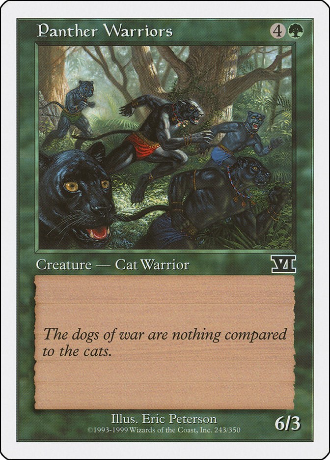 Panther Warriors - Classic Sixth Edition - Magic: The Gathering