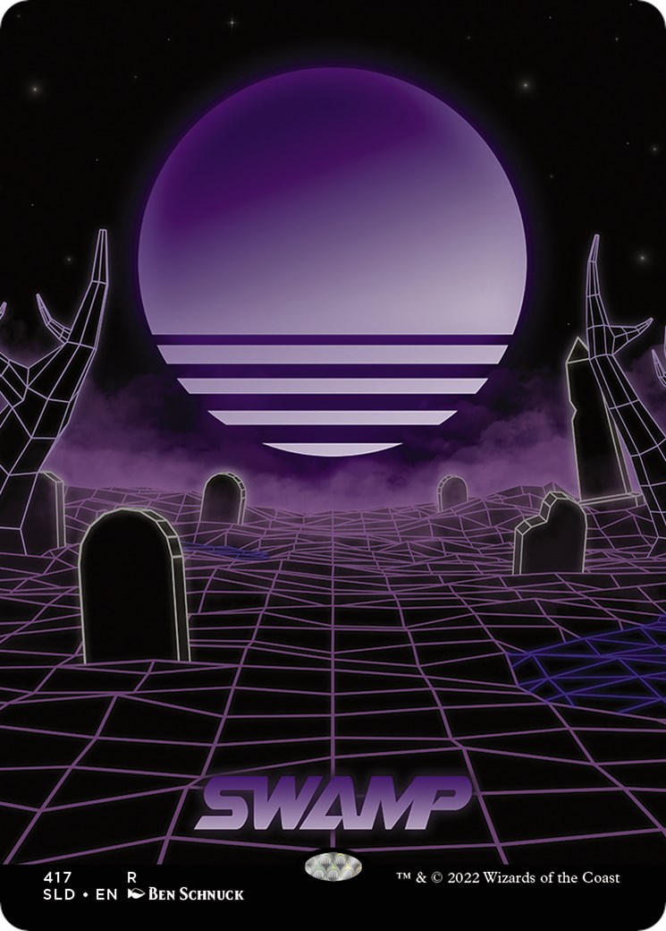 Swamp (417) - Secret Lair Drop Series - Magic: The Gathering