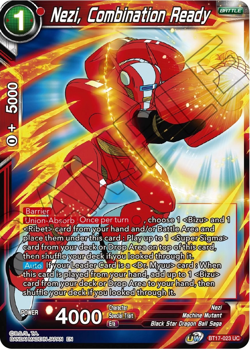 Nezi, Combination Ready - Ultimate Squad - Dragon Ball Super CCG
